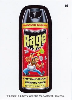 Rage | Wacky Packages Wiki | Fandom