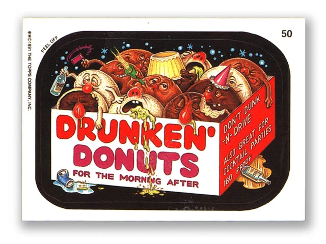 Drunken Donuts | Wacky Packages Wiki | Fandom