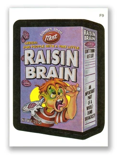 Raisin Brain | Wacky Packages Wiki | Fandom