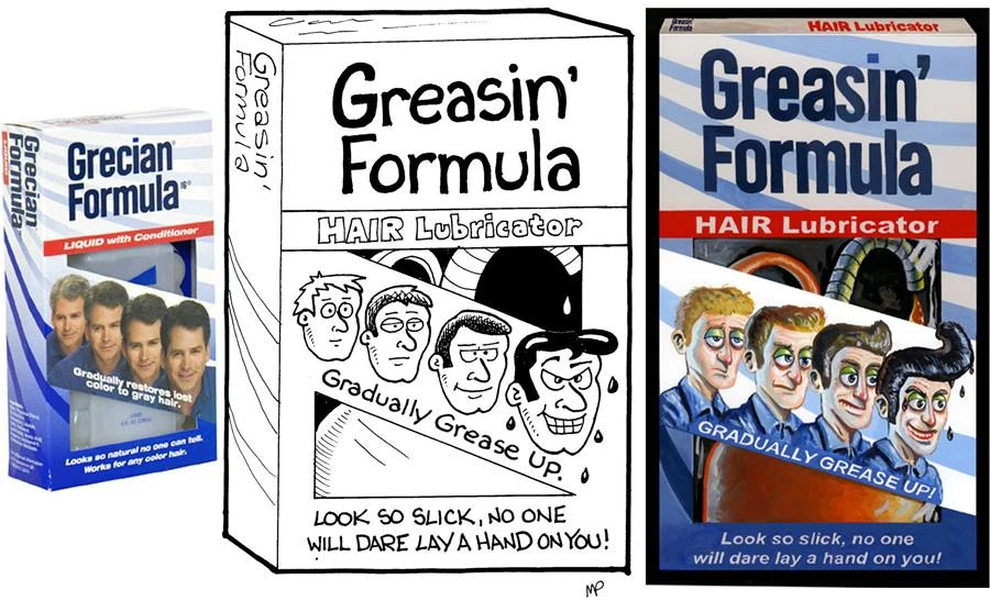 Greasin' Formula (rough concept) | Wacky Packages Wiki | Fandom