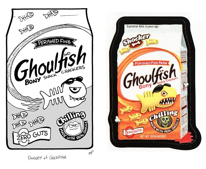 Ghoulfish (rough concept) | Wacky Packages Wiki | Fandom