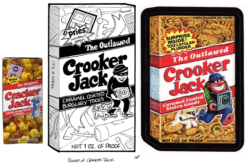 Crooker Jack (rough concept) | Wacky Packages Wiki | Fandom