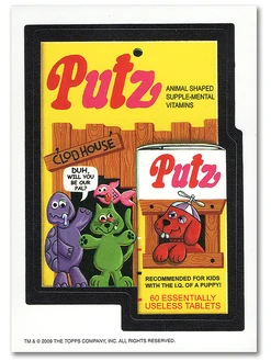 Putz Vitamins | Wacky Packages Wiki | Fandom