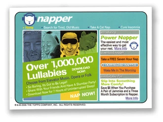 Napper | Wacky Packages Wiki | Fandom