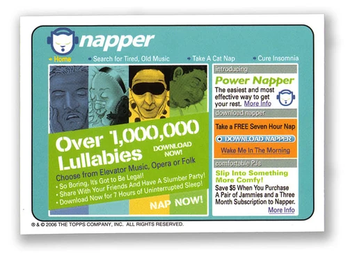 Napper | Wacky Packages Wiki | Fandom