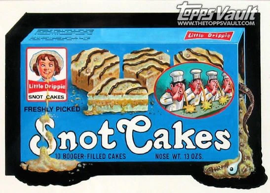 Snot Cakes | Wacky Packages Wiki | Fandom