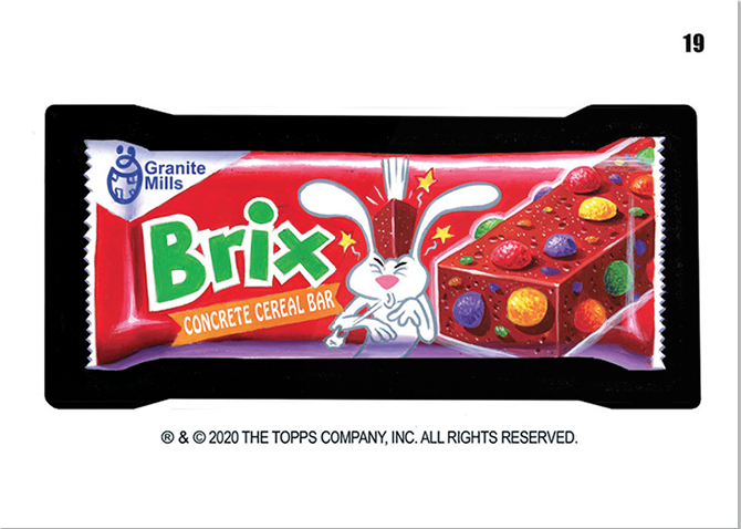 Brix Concrete Cereal Bar Wacky Packages Wiki Fandom