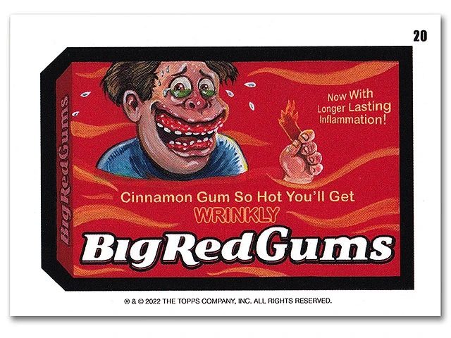 Big Red Gums | Wacky Packages Wiki | Fandom