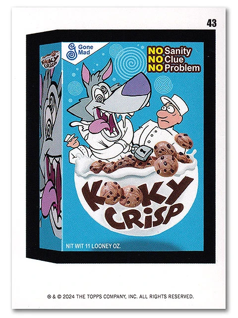 Gone Mad Kooky Crisp Cereal | Wacky Packages Wiki | Fandom
