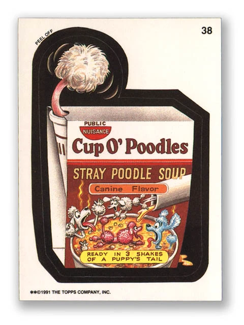 Cup O'Poodles | Wacky Packages Wiki | Fandom