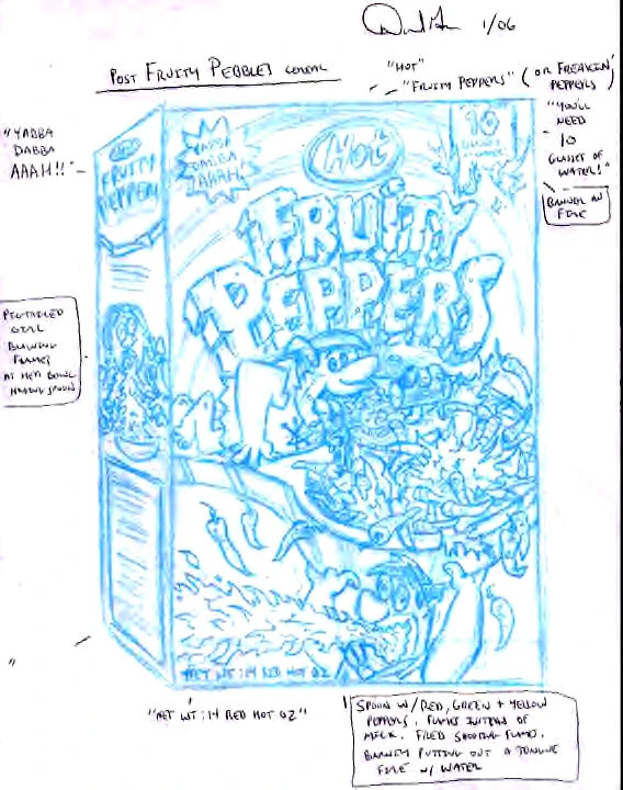 Fruity Peppers (rough art) | Wacky Packages Wiki | Fandom