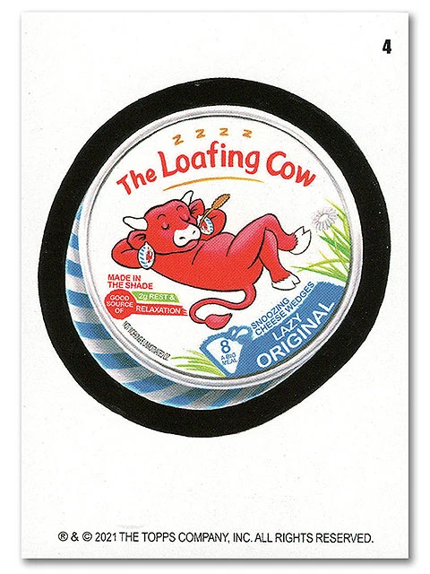 The Loafing Cow | Wacky Packages Wiki | Fandom
