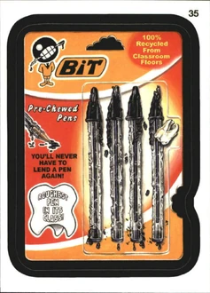 Bit Pre-Chewed Pens | Wacky Packages Wiki | Fandom