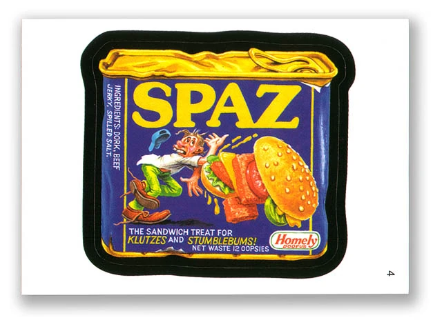 Spaz | Wacky Packages Wiki | Fandom