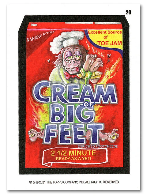 Cream of Big Feet | Wacky Packages Wiki | Fandom