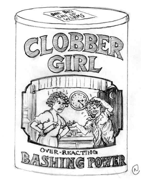 Clobber Girl | Wacky Packages Wiki | Fandom