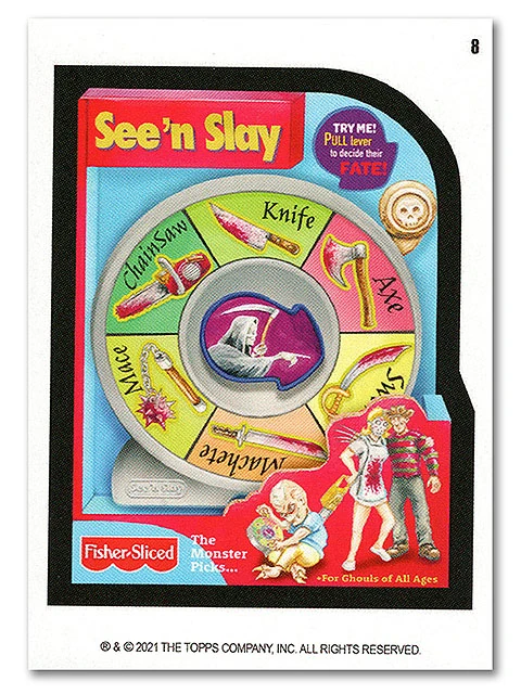 See 'n Slay | Wacky Packages Wiki | Fandom