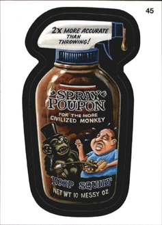 Spray Poupon Poop Squirt | Wacky Packages Wiki | Fandom