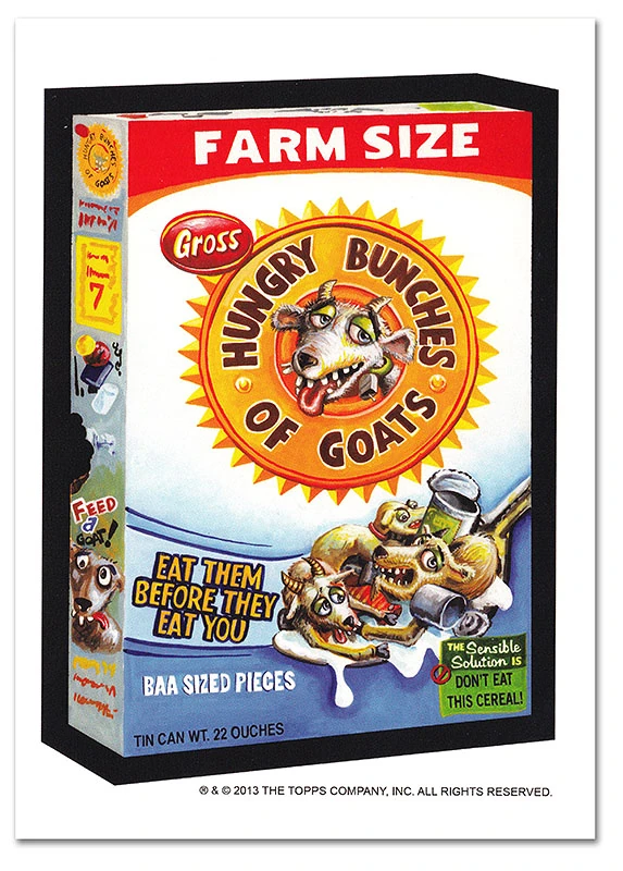 Hungry Bunches of Goats | Wacky Packages Wiki | Fandom