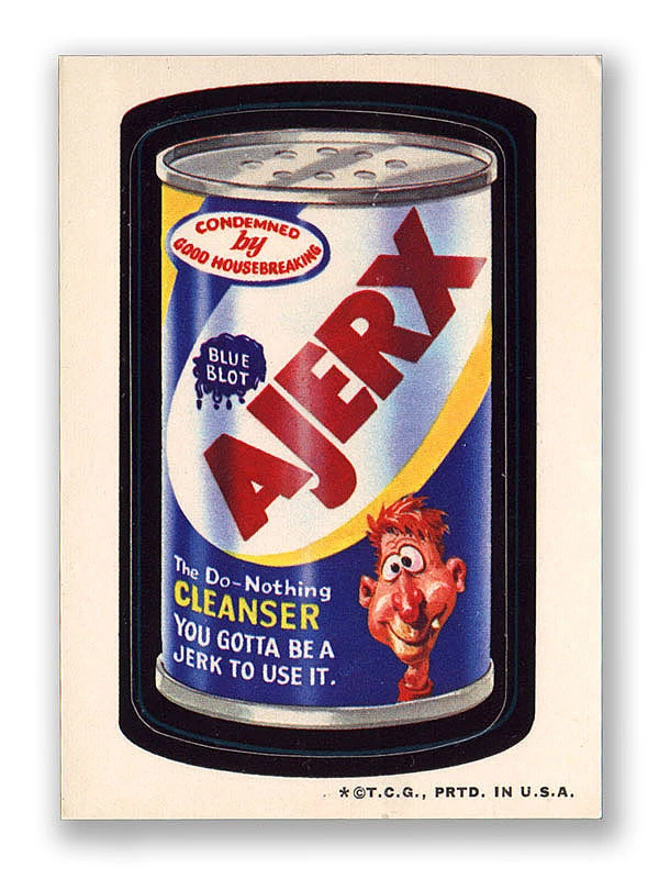 Ajerx | Wacky Packages Wiki | Fandom