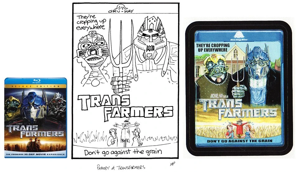 Transfarmers (rough concept) | Wacky Packages Wiki | Fandom