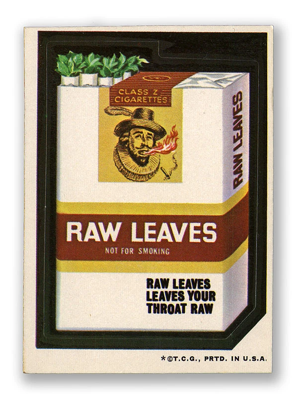 Raw Leaves | Wacky Packages Wiki | Fandom