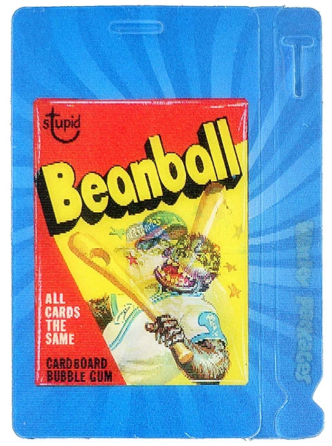 Beanball Cardboard Bubble Gum (motion card) | Wacky Packages Wiki | Fandom