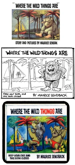 Where the Wild Thongs Are (rough concept) | Wacky Packages Wiki | Fandom