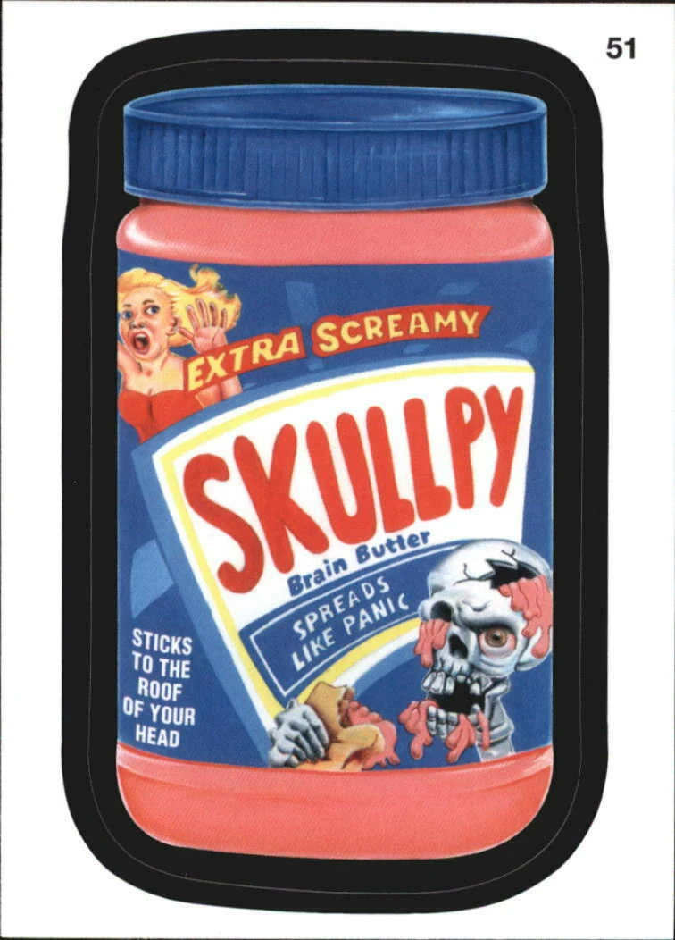 Skullpy Brain Butter | Wacky Packages Wiki | Fandom