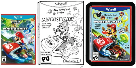 MarioFart 8 (rough concept) | Wacky Packages Wiki | Fandom