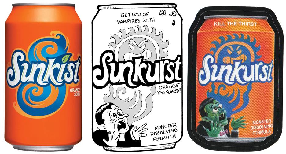 Sunkurst Rough Concept Wacky Packages Wiki Fandom