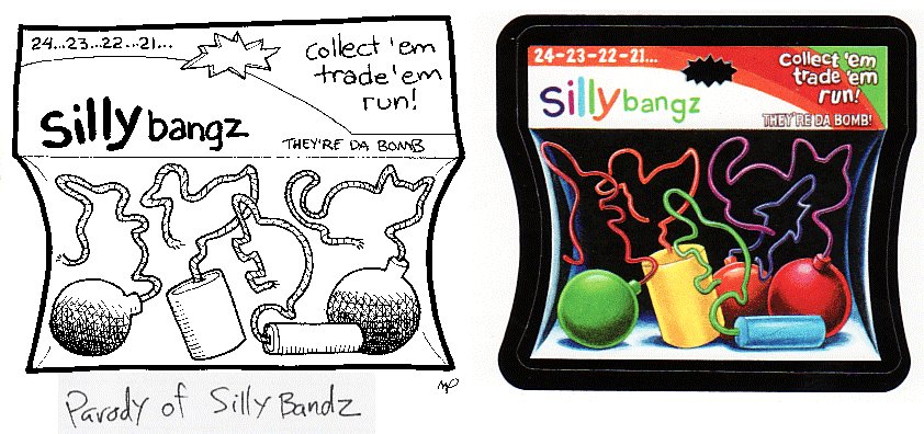 Silly Bangz Rough Concept Wacky Packages Wiki Fandom