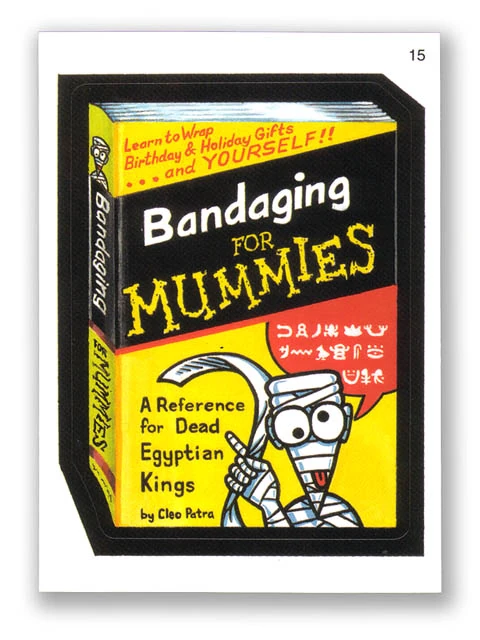 Bandaging for Mummies | Wacky Packages Wiki | Fandom