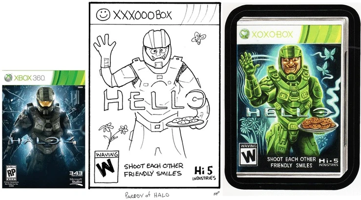 Hello (rough concept) | Wacky Packages Wiki | Fandom