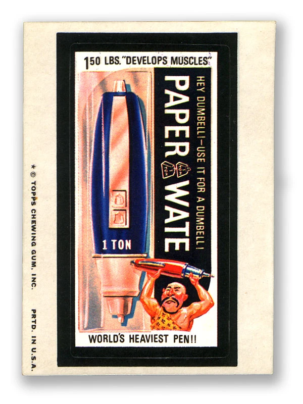 Paper Wate | Wacky Packages Wiki | Fandom