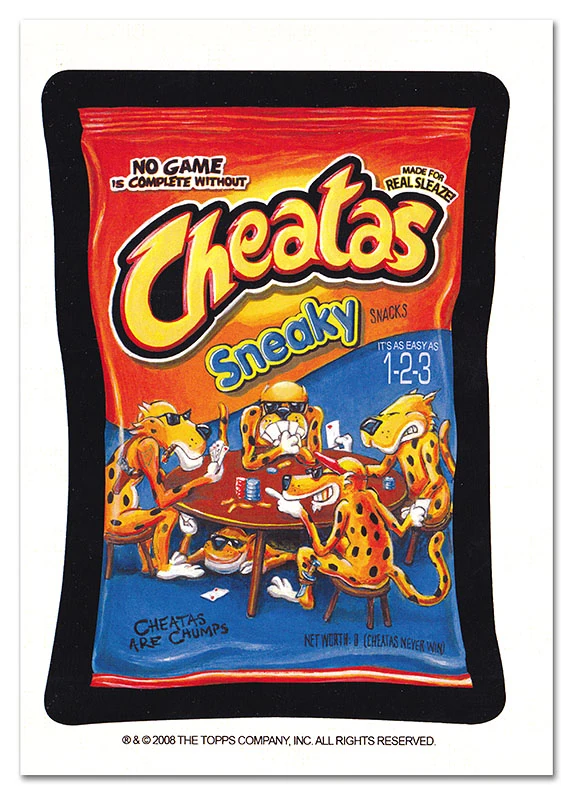 Cheatas | Wacky Packages Wiki | Fandom