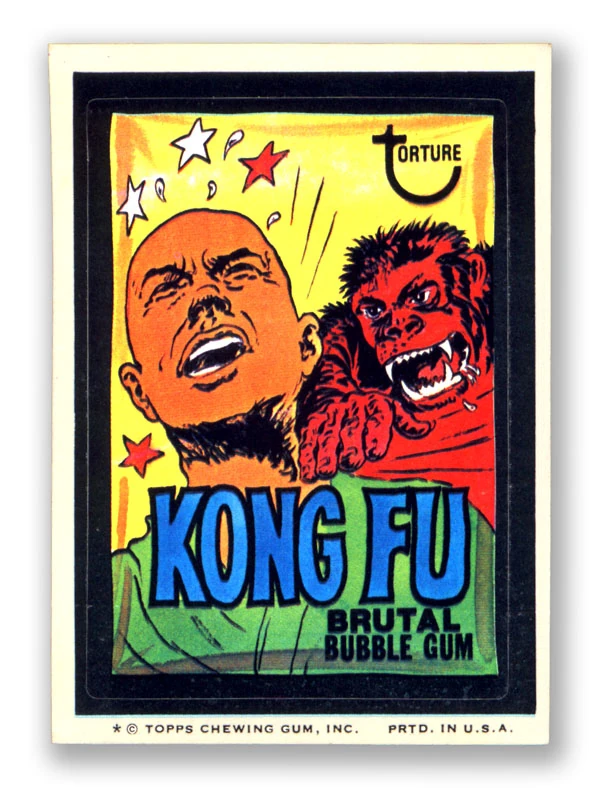 Kong Fu Bubble Gum | Wacky Packages Wiki | Fandom
