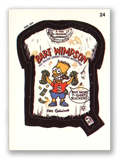 Barf Wimpson | Wacky Packages Wiki | Fandom