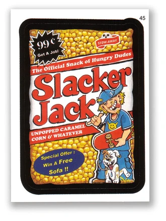 Slacker Jack | Wacky Packages Wiki | Fandom