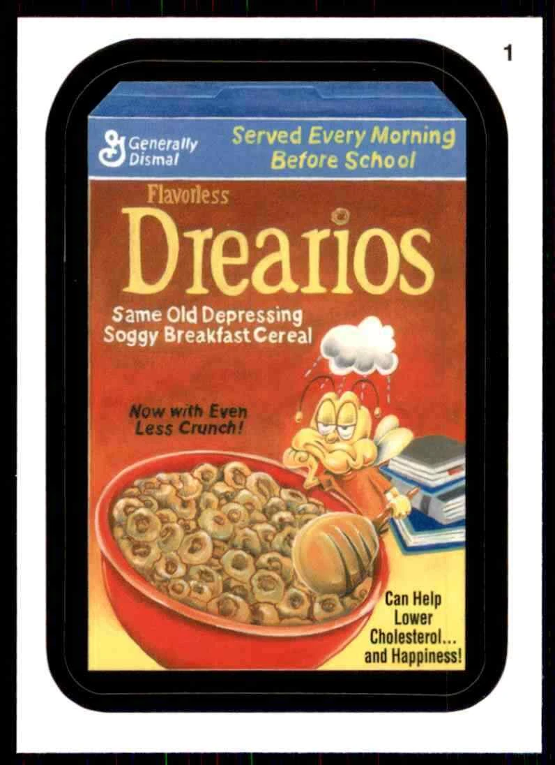 Drearios Breakfast Cereal | Wacky Packages Wiki | Fandom