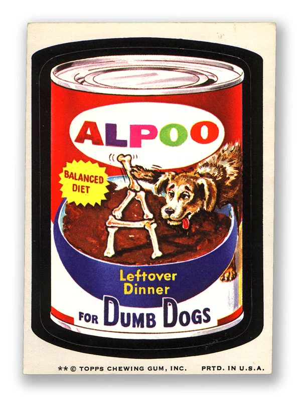 Alpoo Dog Food | Wacky Packages Wiki | Fandom