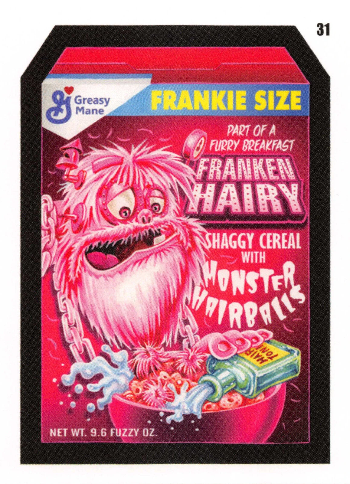 Franken Hairy | Wacky Packages Wiki | Fandom