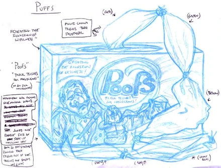 Poofs | Wacky Packages Wiki | Fandom