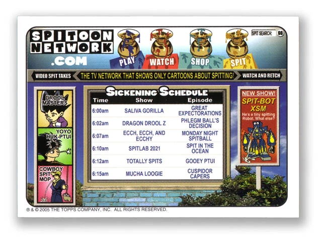 Spitoon Network | Wacky Packages Wiki | Fandom