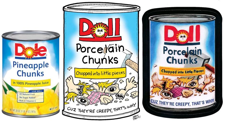 Doll (rough concept) | Wacky Packages Wiki | Fandom
