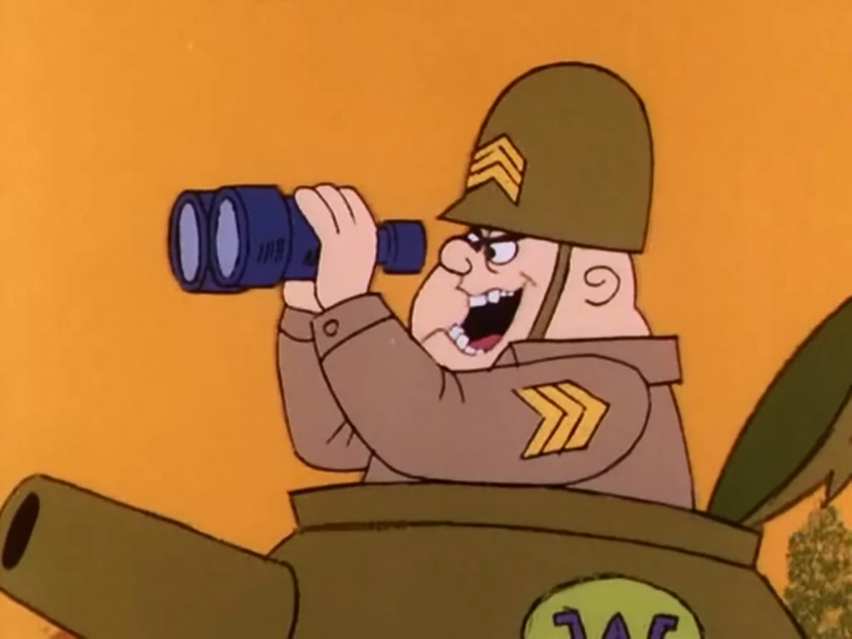 Sergeant Blast and Private Meekley | Wacky Races Wiki | Fandom