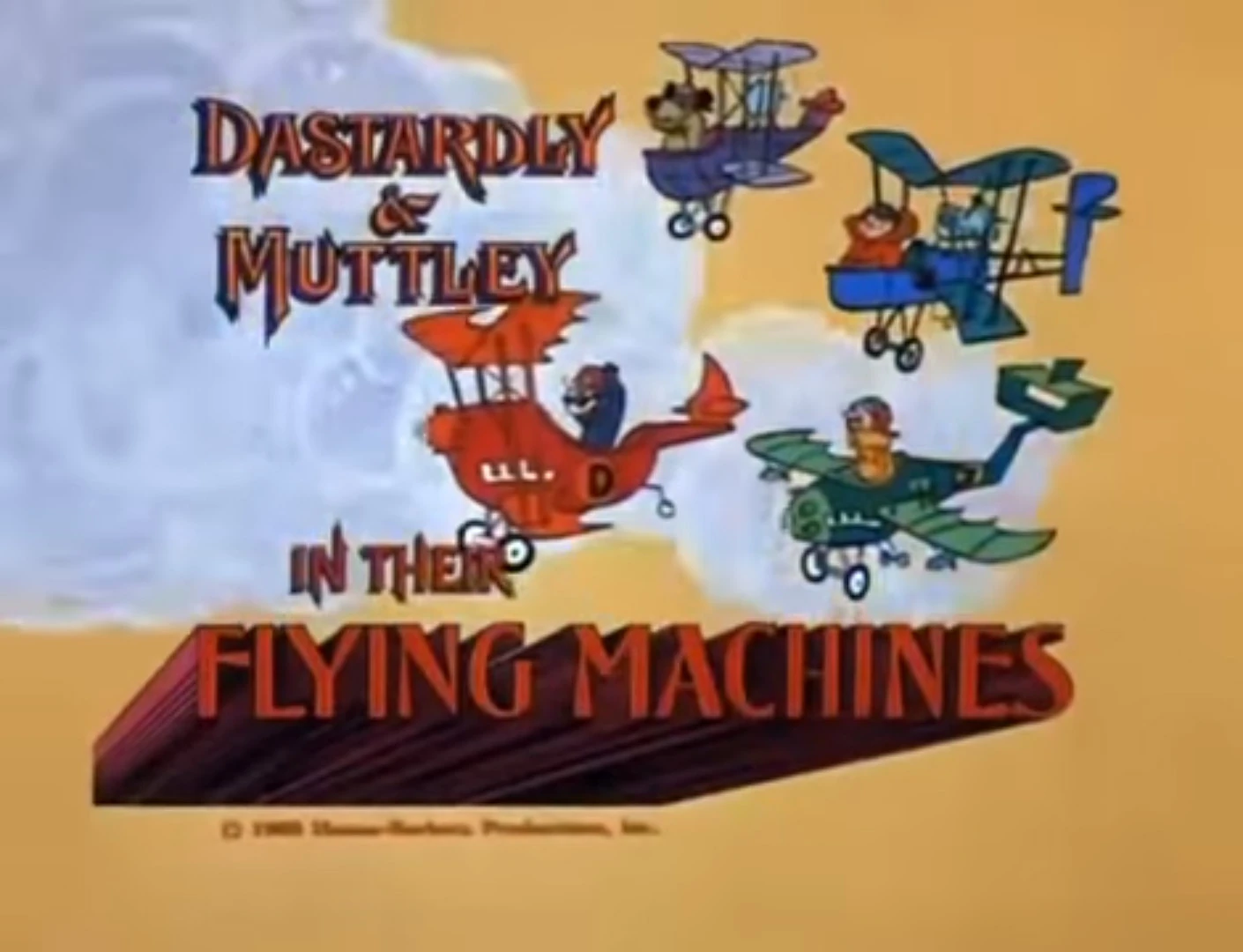 Dastardly & Muttley in Their Flying Machines | Wacky Races Wiki | Fandom