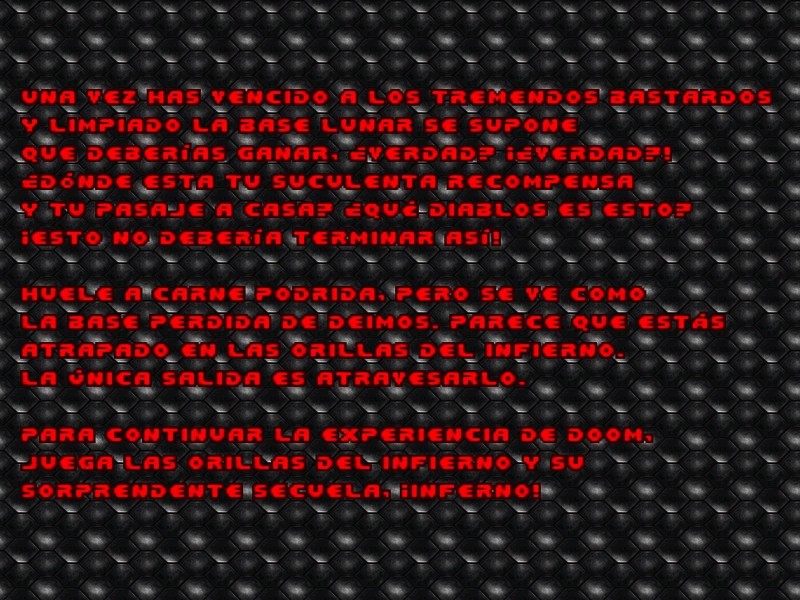Pantalla de texto | Doom Wiki | Fandom