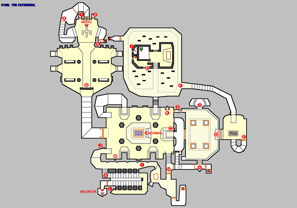 E1M6: The Cathedral (Heretic) | Doom Wiki | Fandom