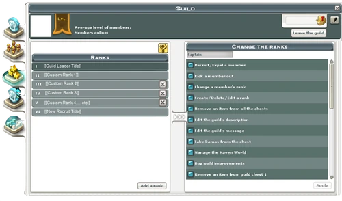Guild menu | Wakfu Wiki | Fandom